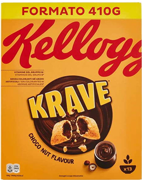 Δημητριακά KELLOGG'S KRAVE Choco Nut 410gr