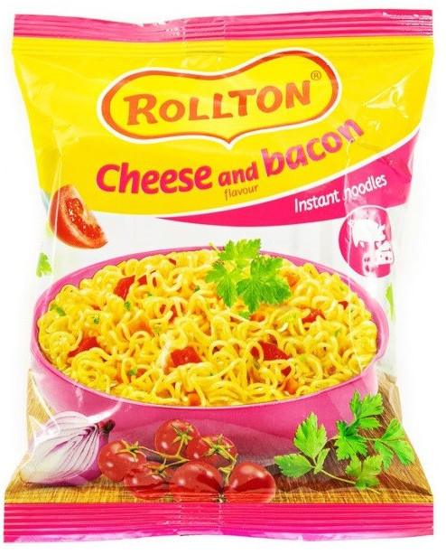 Noodles ROLLTON με τυρί & μπέικον 60gr