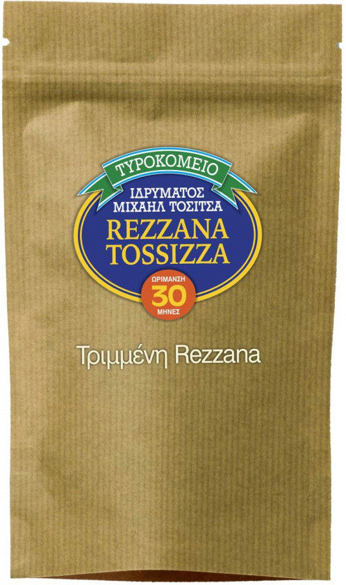 Τυρί ΤΥΡΟΚΟΜΕΙΟ ΙΔΡΥΜΑ ΤΟΣΙΤΣΑ rezzana 30μηνών ωρίμανσης τριμμένο 100gr