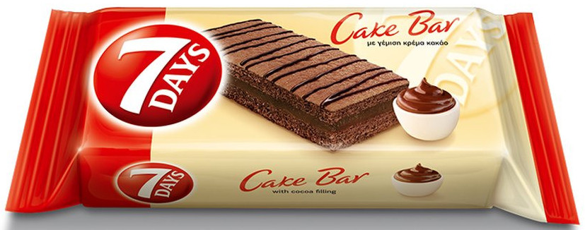 Cake Bar 7DAYS κακάο 32gr