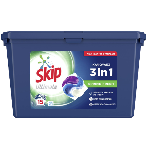 Κάψουλες SKIP Ultimate trio spring fresh 15τμχ-delist