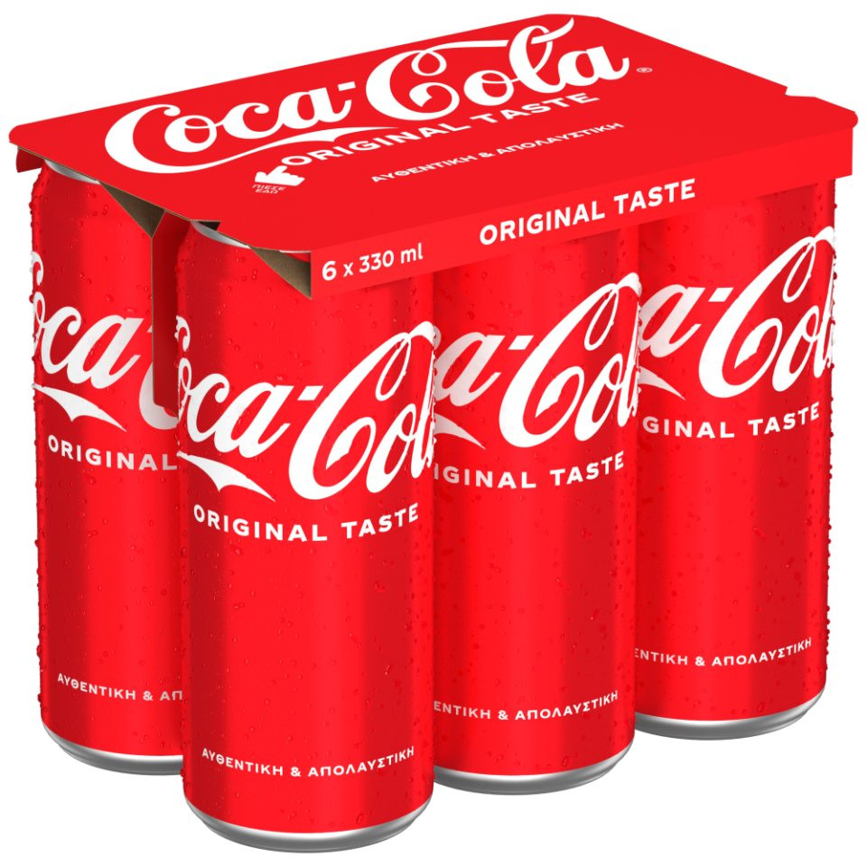 Αναψυκτικό COCA COLA regular 6x330ml