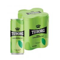 Σόδα TUBORG Lime with green tea 4x330ml