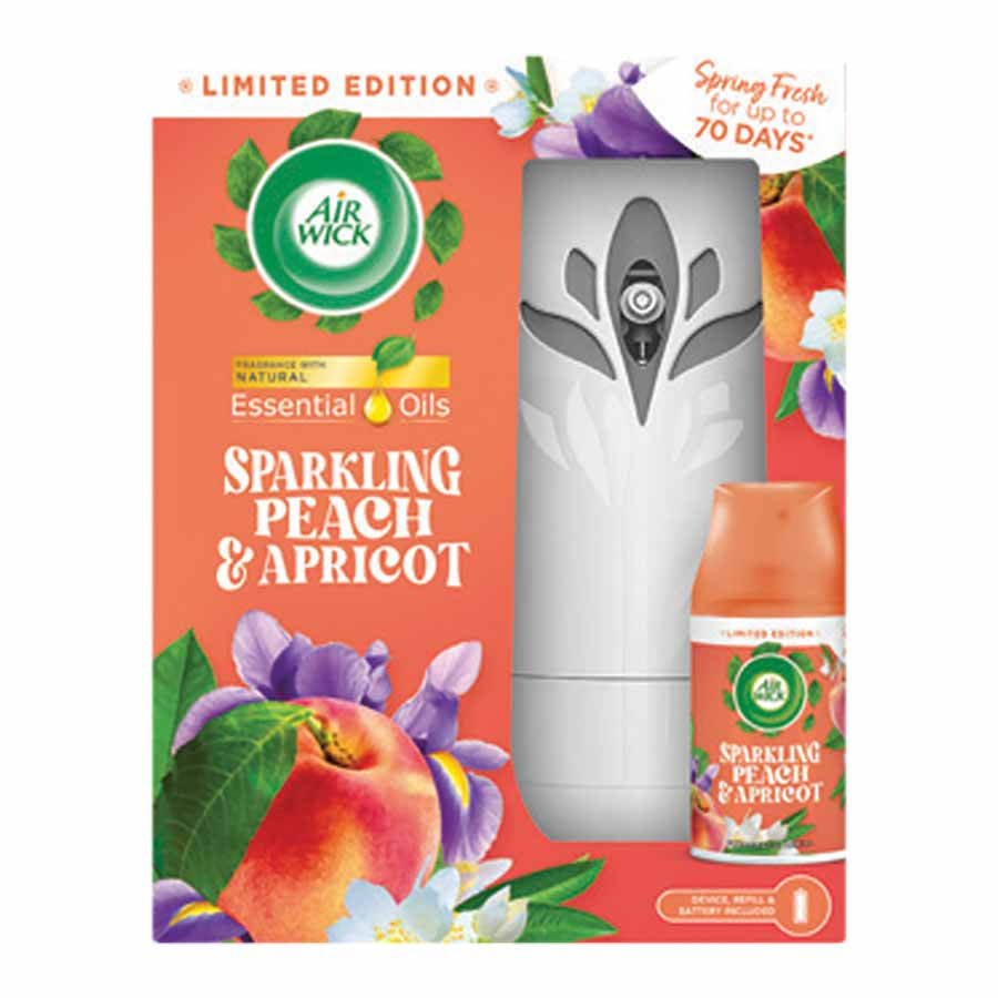 Αποσμητικό χώρου συσκευή AIRWICK freshmatic ροδάκινο - βερίκοκο 250ml