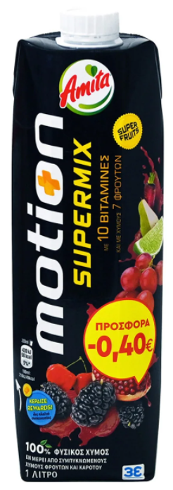 Χυμός AMITA Motion supermix 1lt (-0,40€)