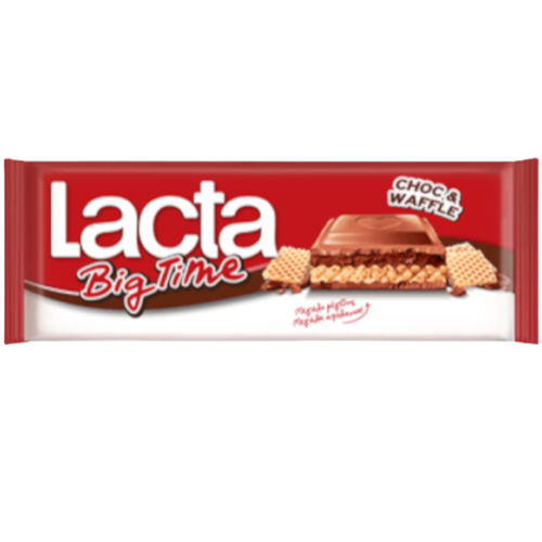 Σοκολάτα LACTA Big Time choc & waffle 300gr