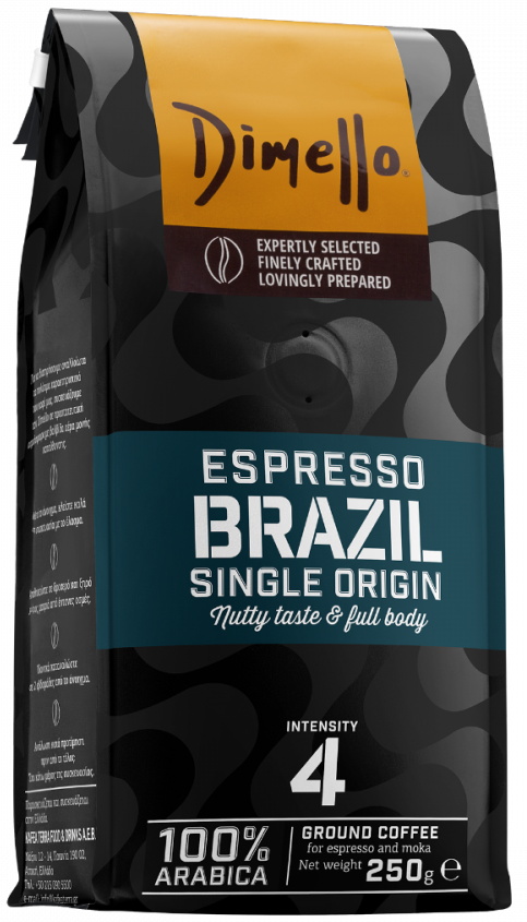 Καφές espresso DIMELLO single origin brazil 250gr