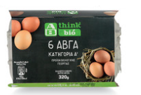 Αυγά ΑΒ think bio 6τμχ 320gr
