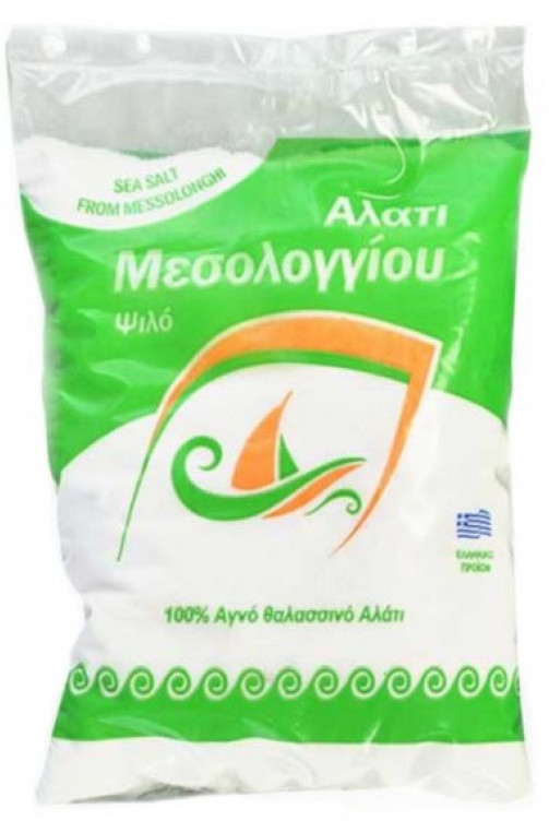 Αλάτι ΓΛΑΡΟΣ ψιλό Μεσολογγίου 500gr