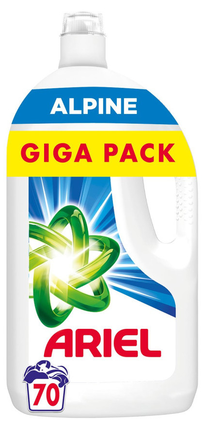 Υγρό πλυντηρίου ARIEL alpine 70μεζ.