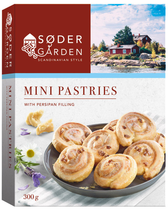 Γλύκισμα SODERGARDEN γεμιστά με βερίκοκο & σταφίδες 300gr