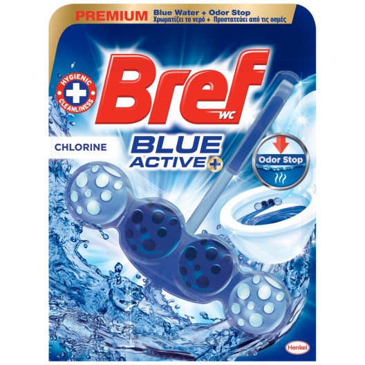 Block τουαλέτας BREF Blue Active hygiene 50gr