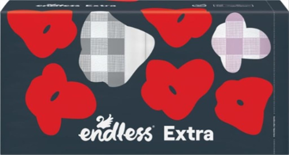 Χαρτοπετσέτες ENDLESS extra καρώ 160τμχ