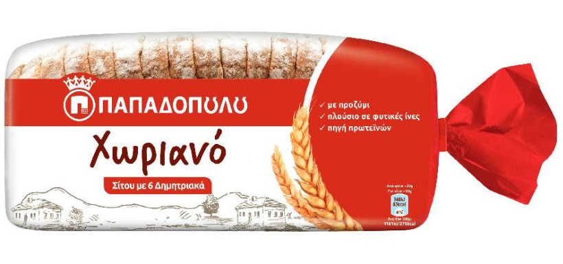 Ψωμί τοστ ΠΑΠΑΔΟΠΟΥΛΟΥ γεύση^2 σταρένιο 550gr