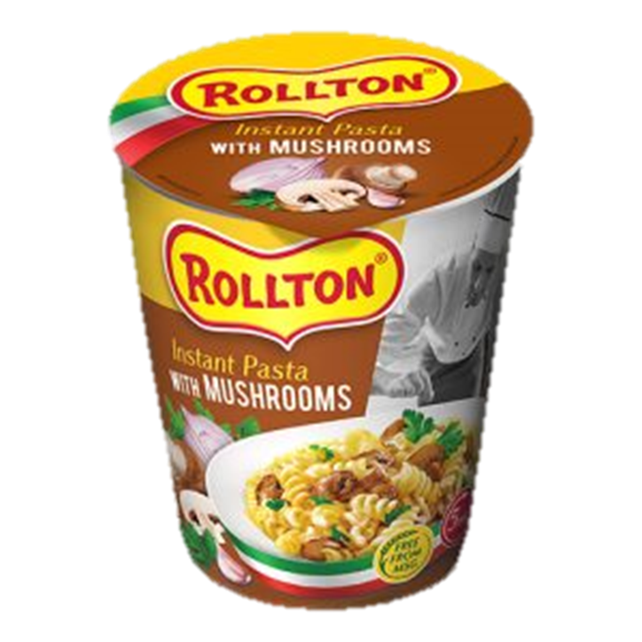 Σνακ ζυμαρικών ROLLTON με μανιτάρια 70gr