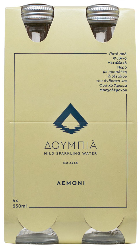 Ανθρακούχο νερό ΔΟΥΜΠΙΑ λεμόνι 4x250ml