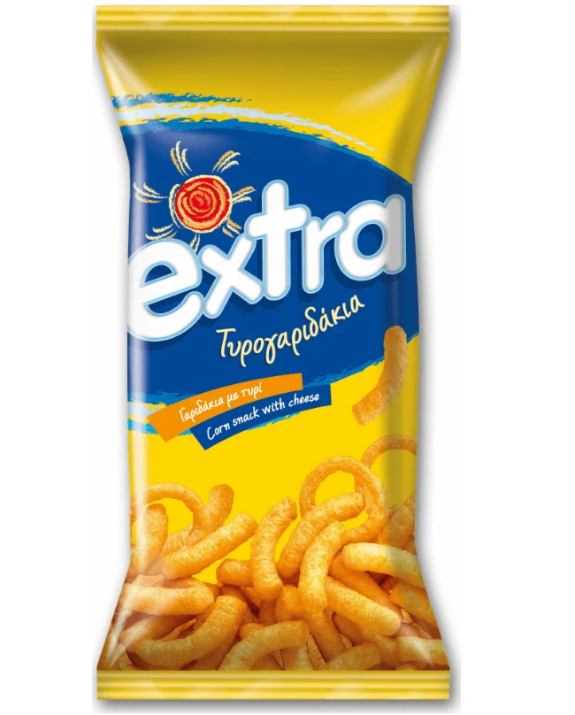 Σνακ καλαμποκιού EXTRA με τυρί 85gr