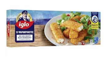 Ψαροκροκέτες IGLO fish sticks 420gr
