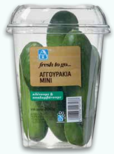 Αγγουράκια ΑΒ fresh to go μίνι 200gr