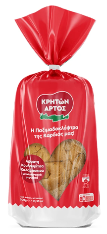 Κουλουρίτσα ΚΡΗΤΩΝ ΑΡΤΟΣ καλαμποκιού με μεσογειακά μυρωδικά 300gr